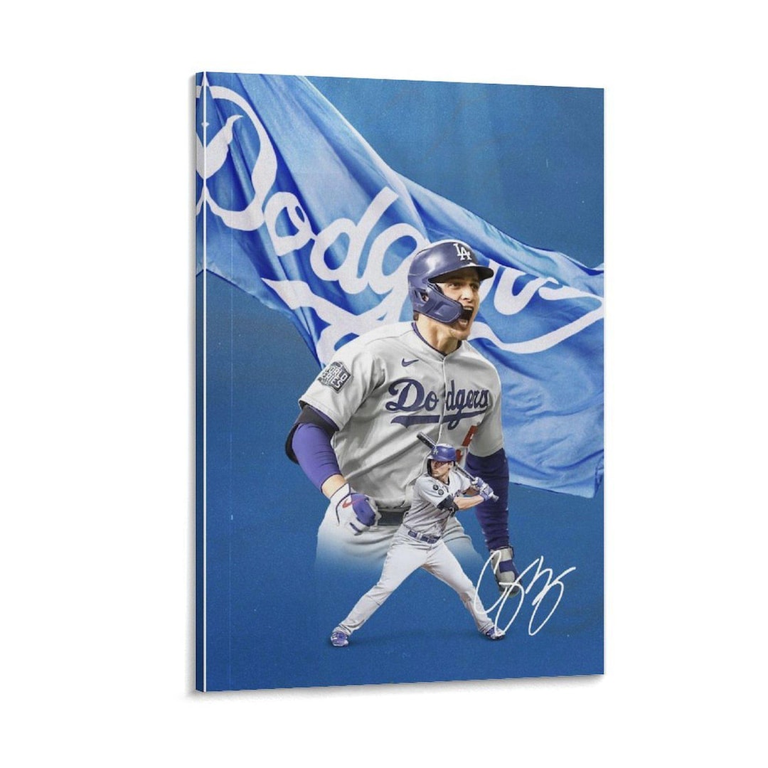 Corey Seager Art Sports Poster Wall Art Picture Painting Poster Canvas ...