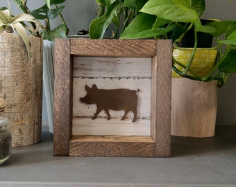 Pig Frame | Etsy
