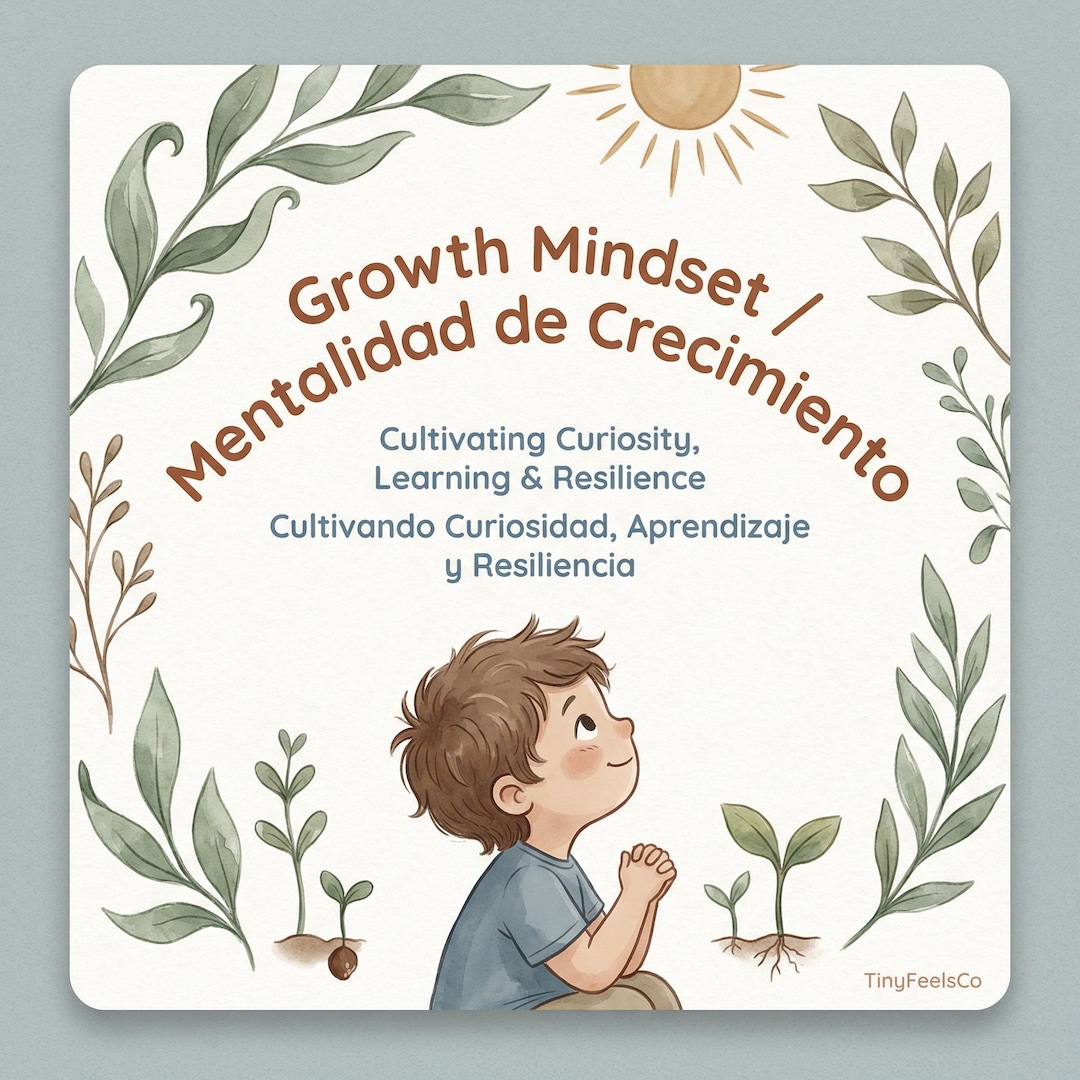 Bilingual Growth Mindset Posters | English Spanish SEL Classroom Decor ...