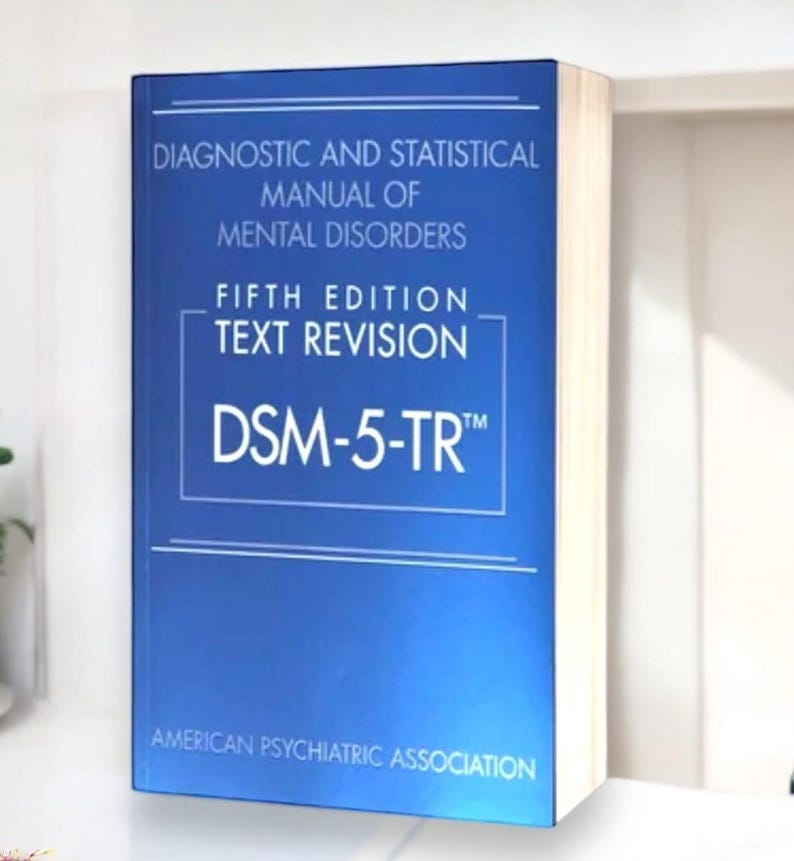 Diagnostic and Statistical Manual of Mental Disorders DSM 5 TR - Etsy