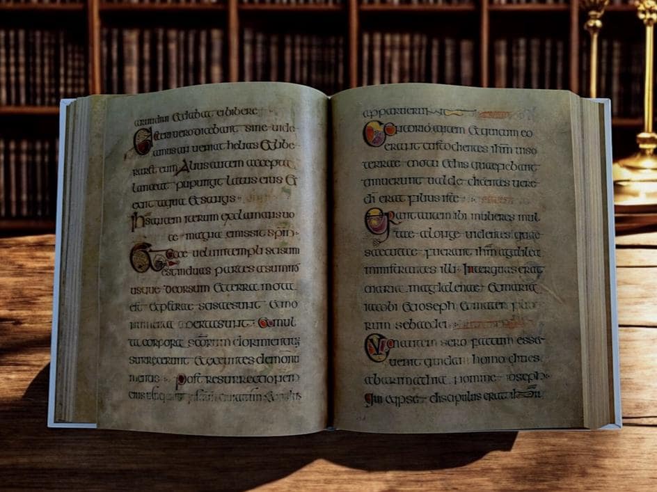 Book of Kells 800 AD Kell's Manuscript Facsimile A4 Size Color ...