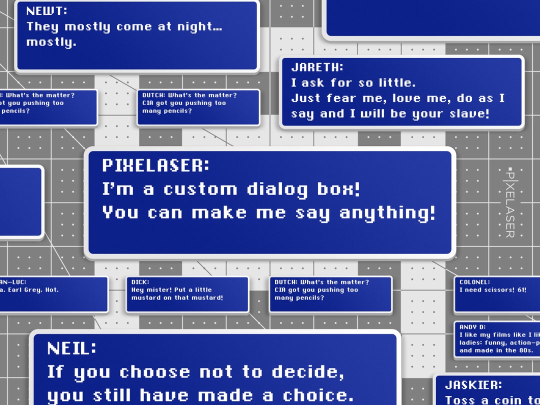 CUSTOM - Final Fantasy VI Dialog Box - Etsy