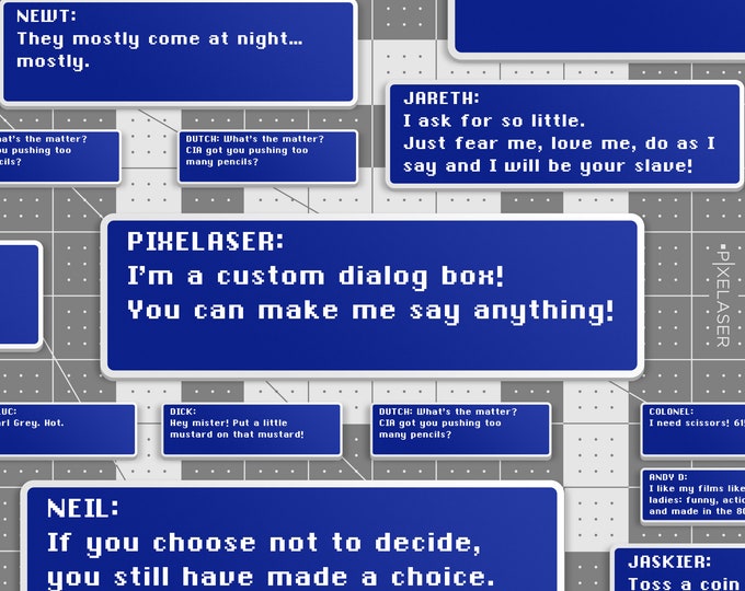 CUSTOM Final Fantasy VI Dialog Box - Etsy