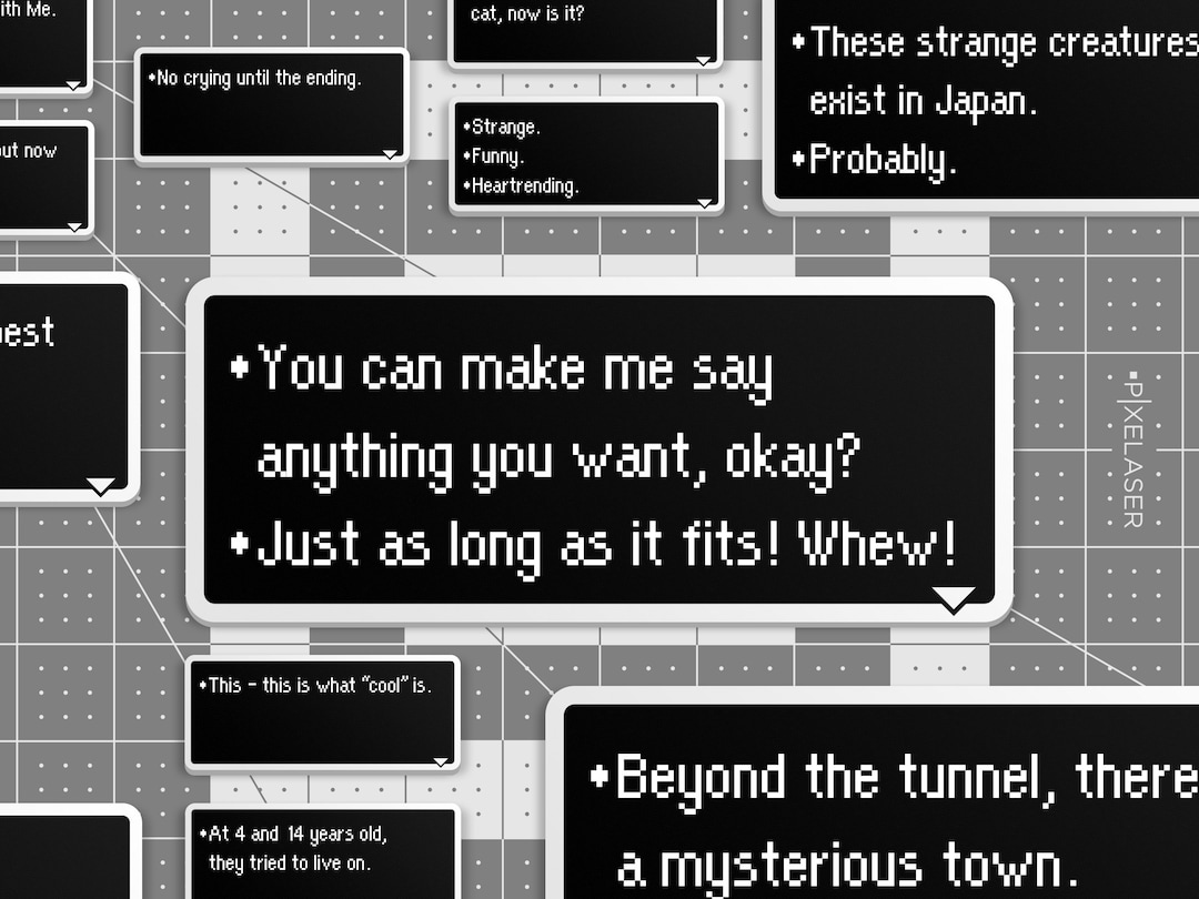 CUSTOM - Earthbound Dialog Box - Etsy