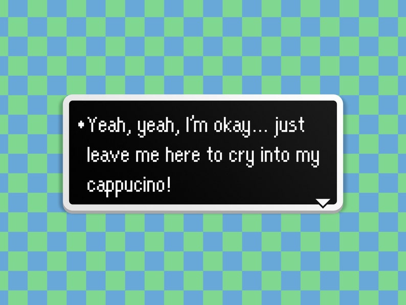 Cappucino Earthbound Dialog Box - Etsy
