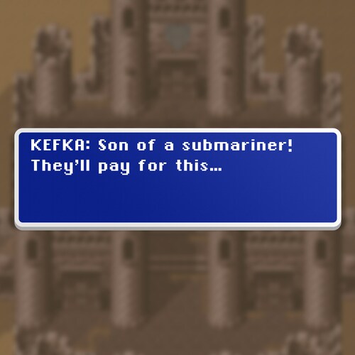 CUSTOM Final Fantasy VI Dialog Box - Etsy