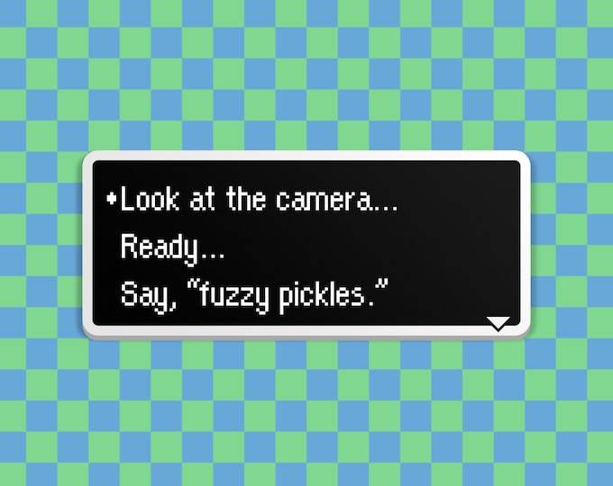 Fuzzy Pickles Earthbound Dialog Box - Etsy