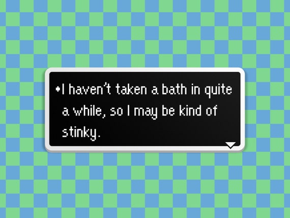 Kind of Stinky Earthbound Dialog Box - Etsy