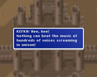 CUSTOM Final Fantasy VI Dialog Box - Etsy