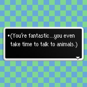 You're Fantastic - Earthbound Dialog Box - Etsy