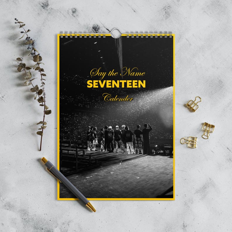 Seventeen 2026 Wall Calendar | K-pop Fan Made Monthly Planner | Gift ...