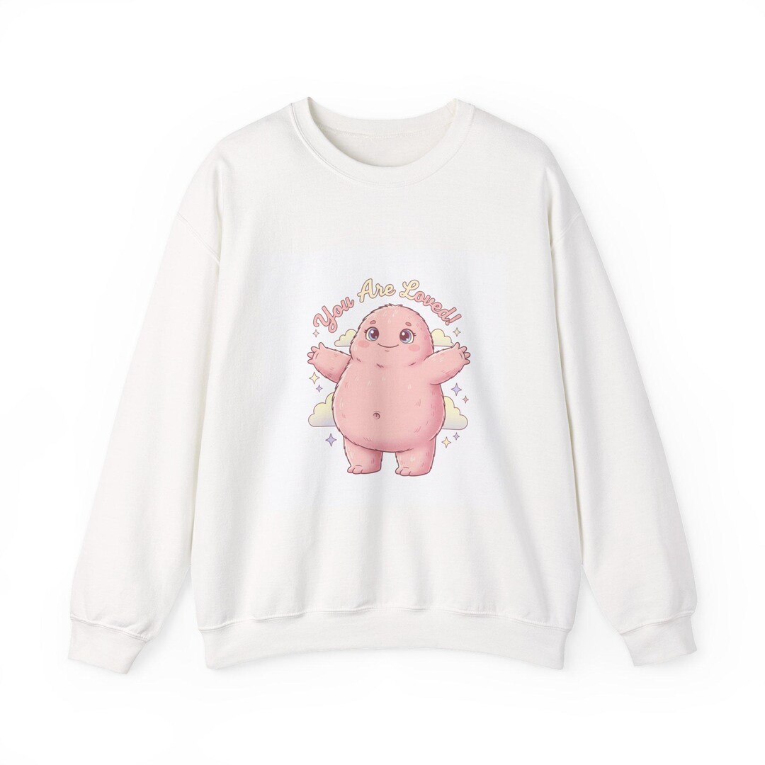 Cute Pink Blob Monster Sweatshirt | Kawaii Monster, Comforting ...