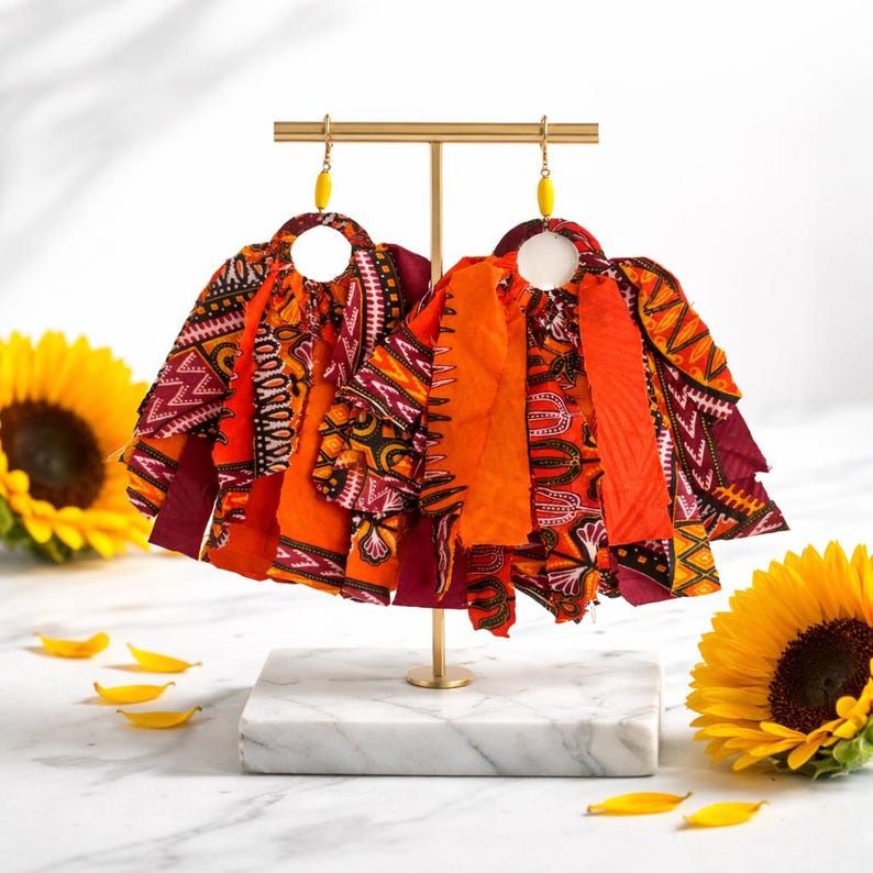 Sistaaz Signature | Orange Dashiki - Etsy