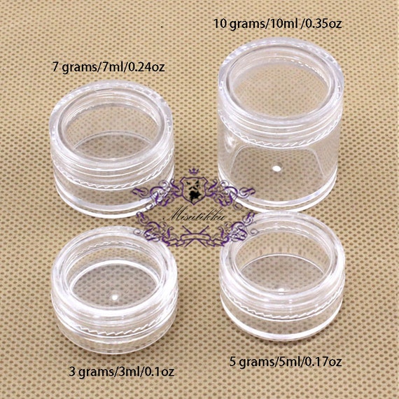 12 PCS X 3/5/7/10 Grams 3CM Small Round Containers Cosmetic | Etsy