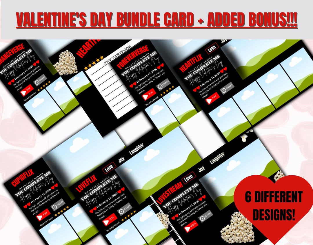 Editable Valentine Card | Valentine Photo Card Printable | Couples ...