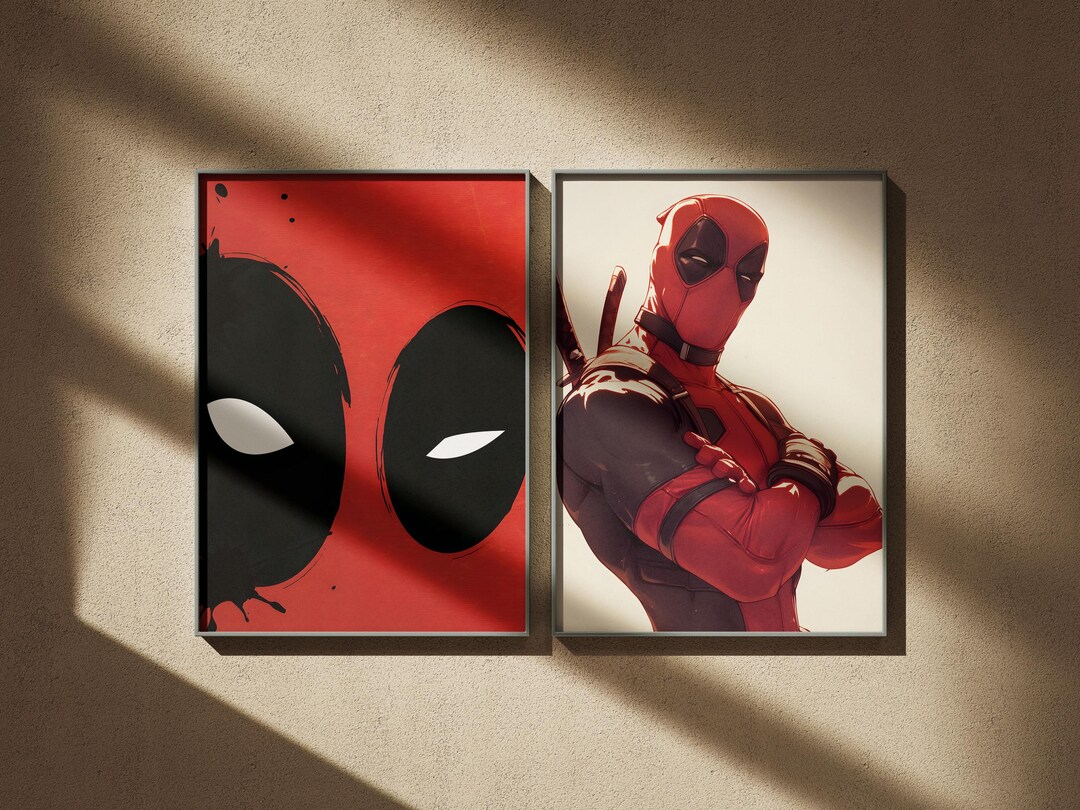 Deadpool Art Print Set | Minimalist Movie Poster (digital Download) - Etsy