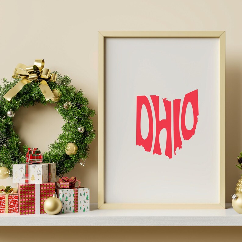 Ohio State SVG PNG | Vector Outline Cut Print Dye Sublimation CNC Files ...