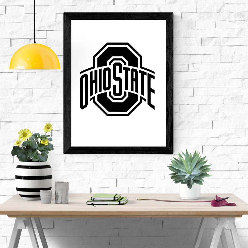 Ohio State SVG PNG | Vector Outline Cut Print Dye Sublimation CNC Files ...