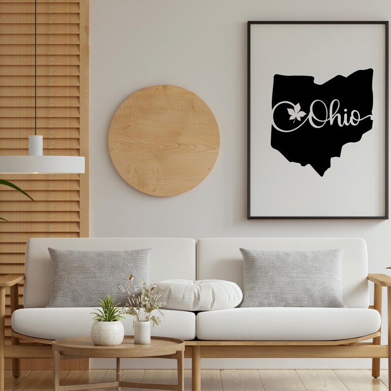 Ohio State SVG PNG | Vector Outline Cut Print Dye Sublimation CNC Files ...