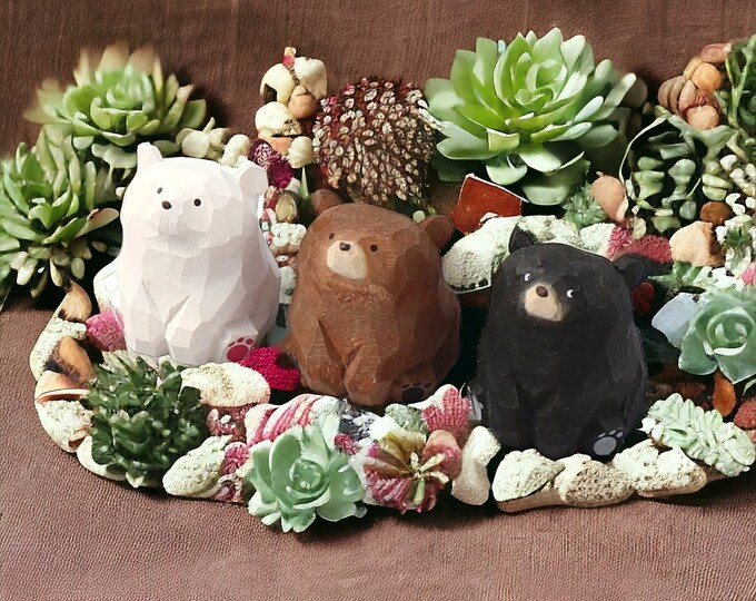 Tarzan Hanging Rope Wood Bear - Etsy