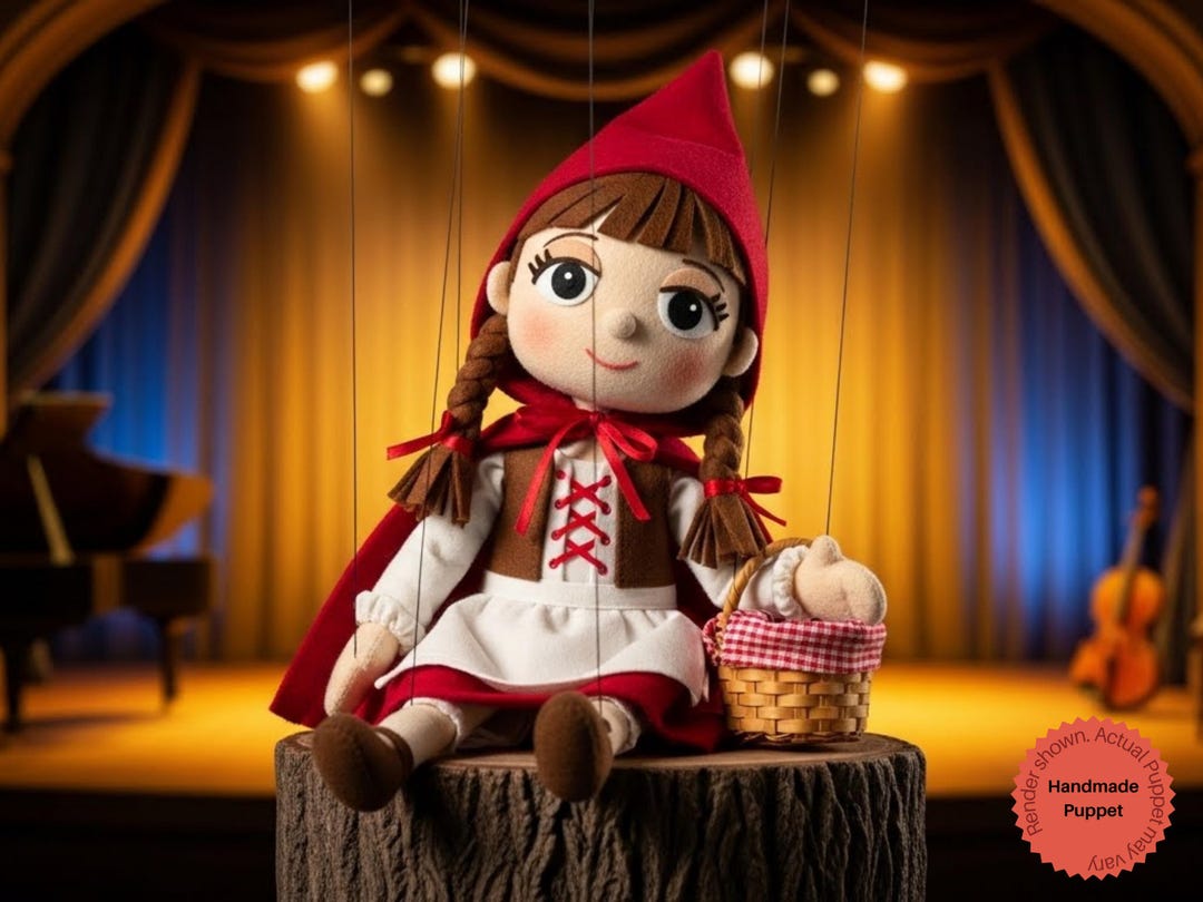 Little Red Riding Hood Felt Puppet - Stage Performance | Storytelling ...