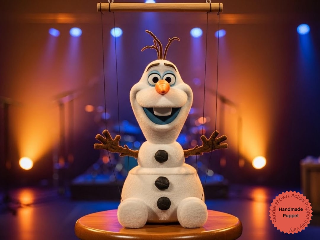 Snowman Marionette Puppet - Stage Prop | Official Character Performance ...