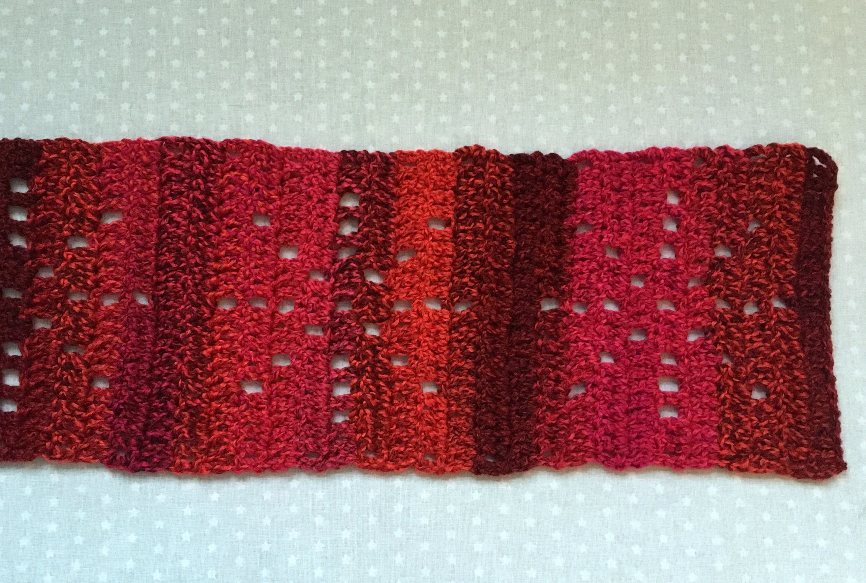 Snowflake Scarf Easy Crochet Pattern Digital PDF - Etsy