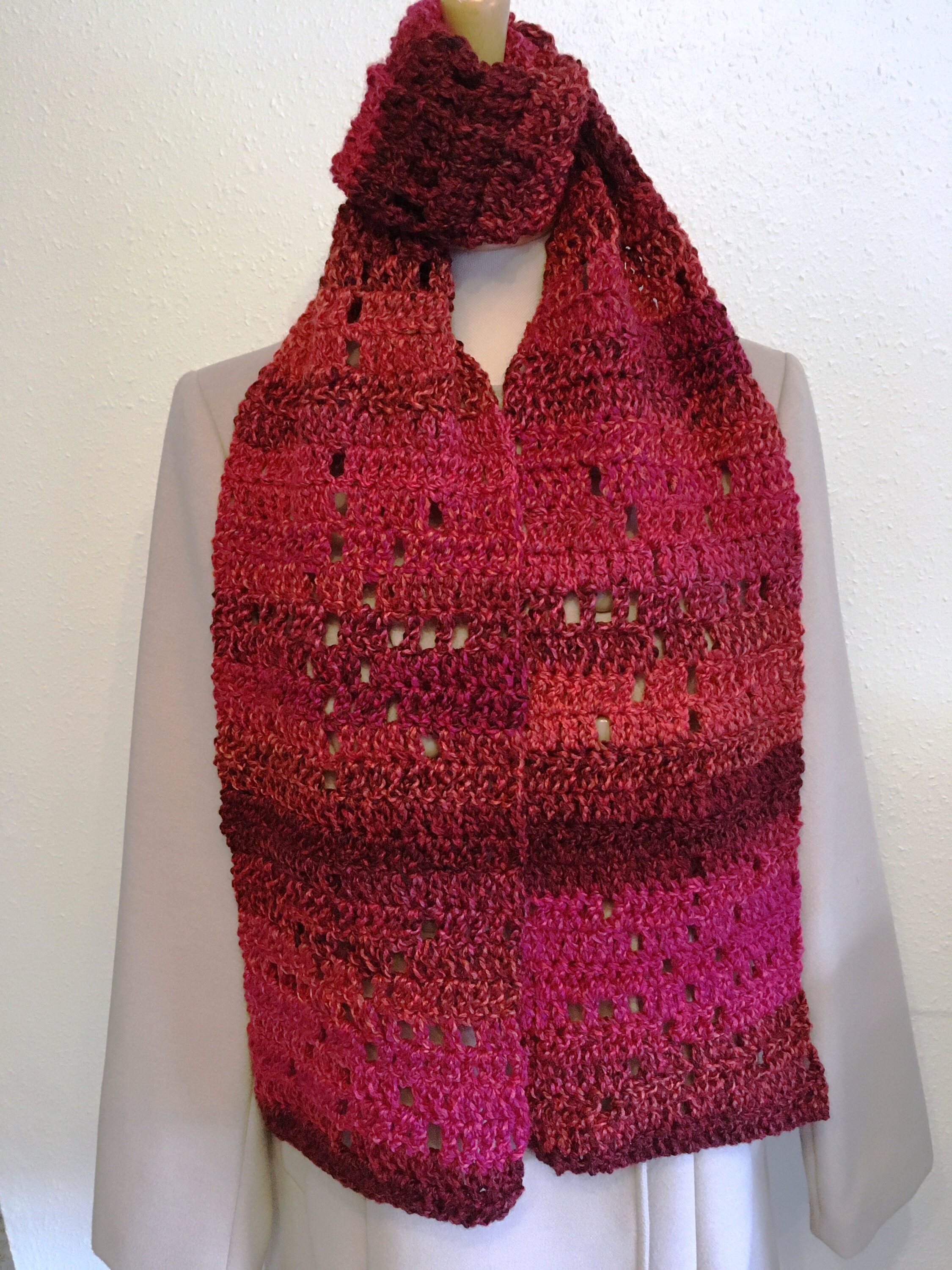 Snowflake Scarf Easy Crochet Pattern Digital PDF - Etsy