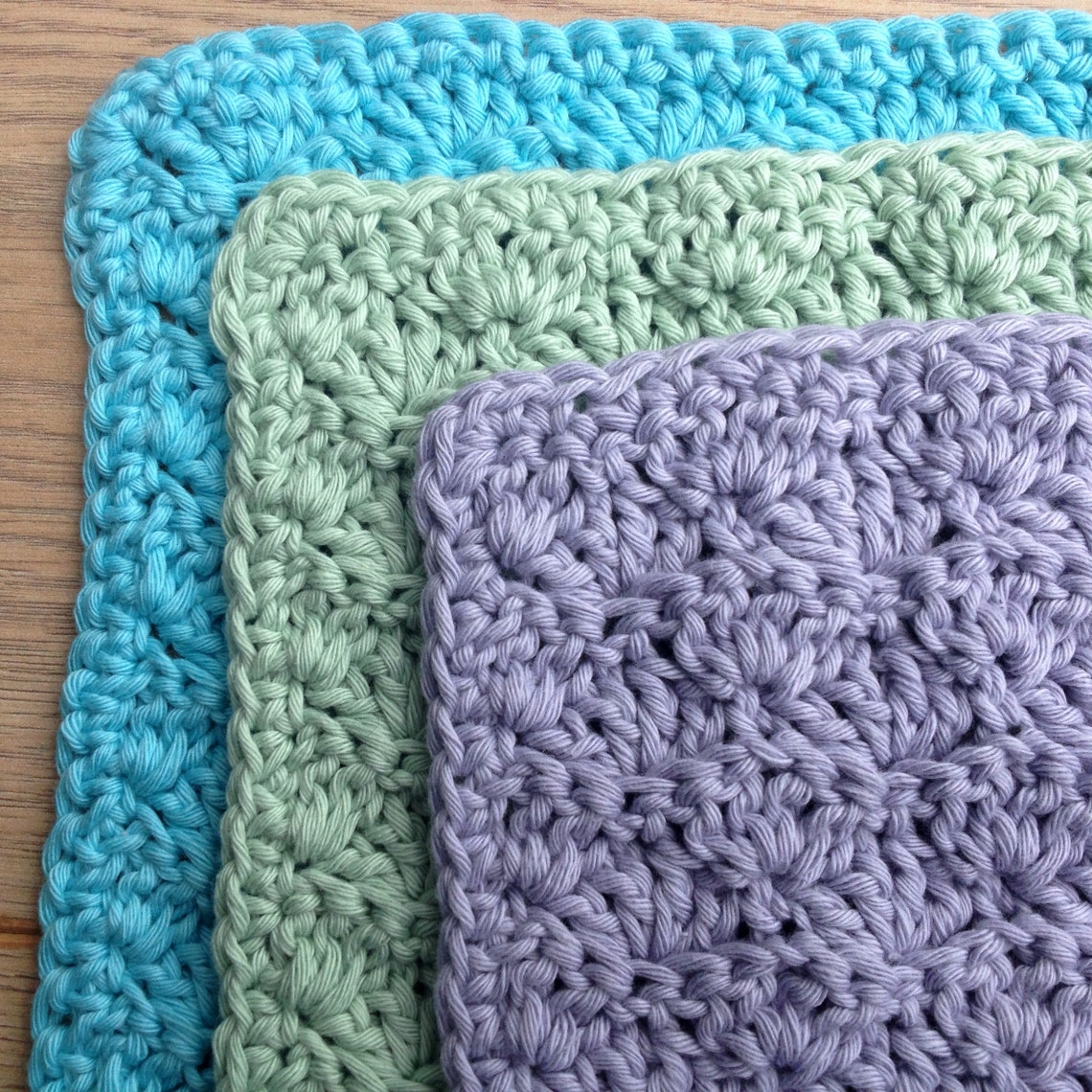 Shell Stitch Wash Cloth Crochet Pattern Digital PDF - Etsy