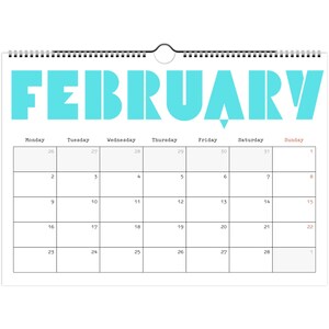 Mid-year Wall Calendar July 2025 to June 2026 Student Planner School ...