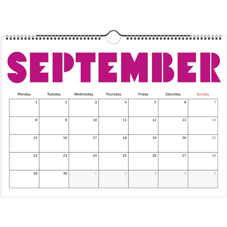 Mid-year Wall Calendar July 2025 to June 2026 Student Planner School ...