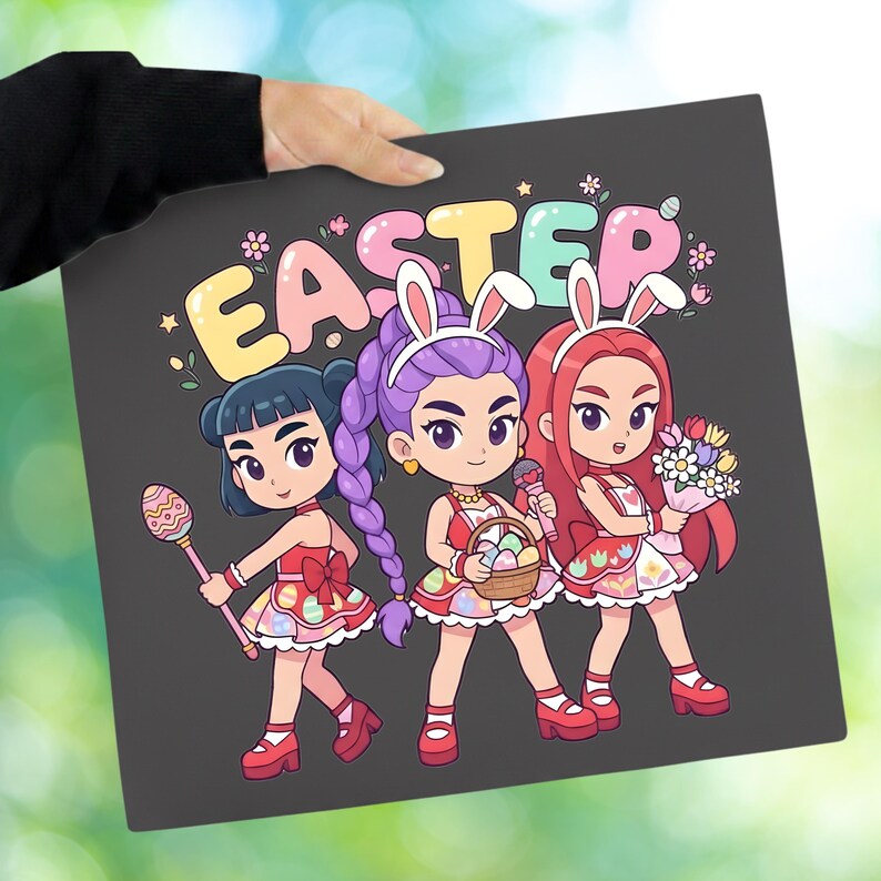 Kpop Easter PNG, Huntrix Rumi Mira Zoey Design (digital Download) - Etsy