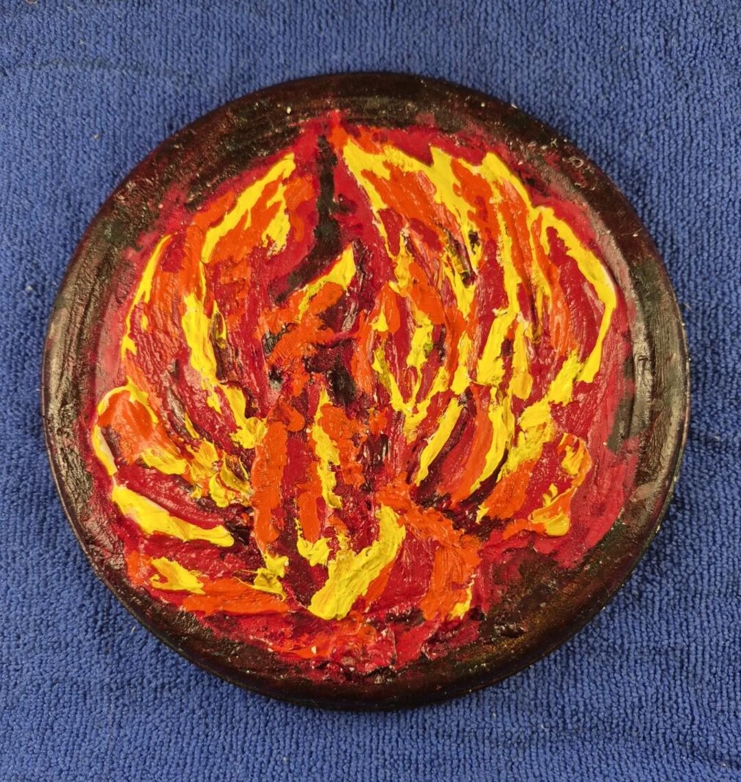 Phoenix Reborn Plaster Relief - Etsy