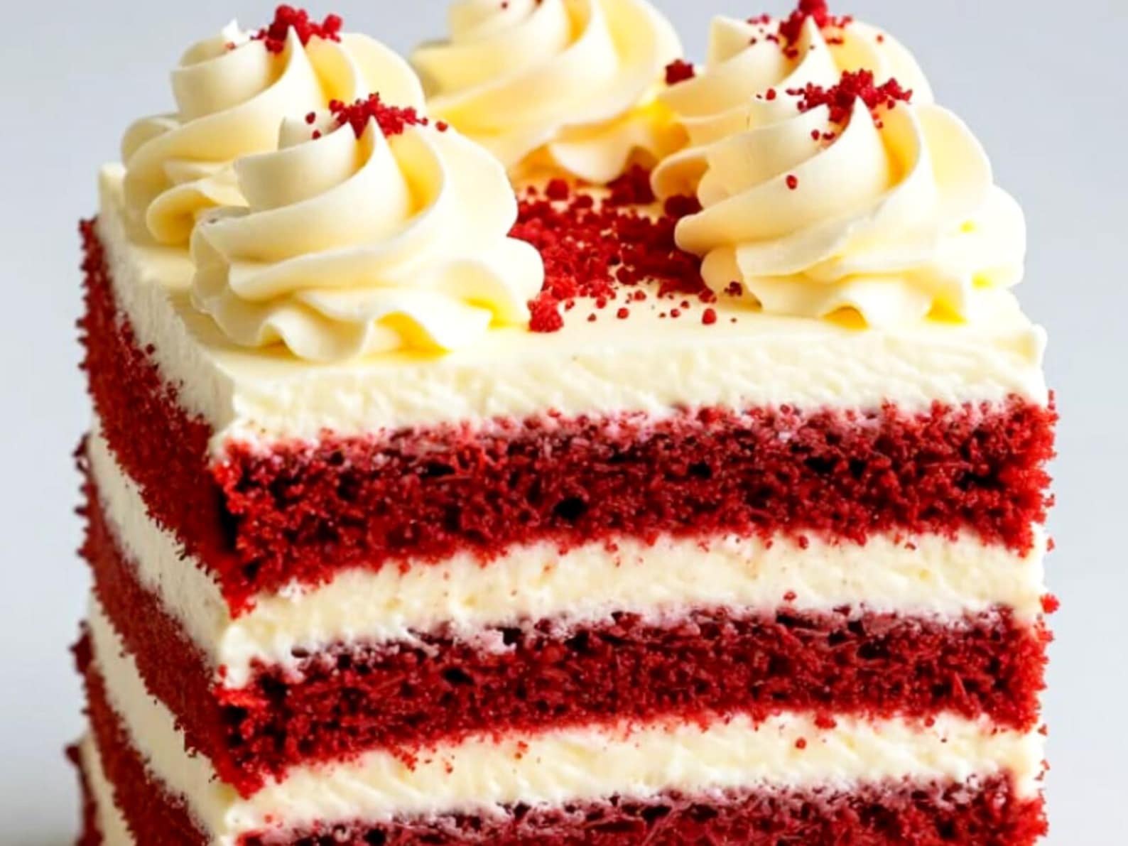 Professional Rectangular Red Velvet Cake Recipe PDF – 4 Layer Cake With ...