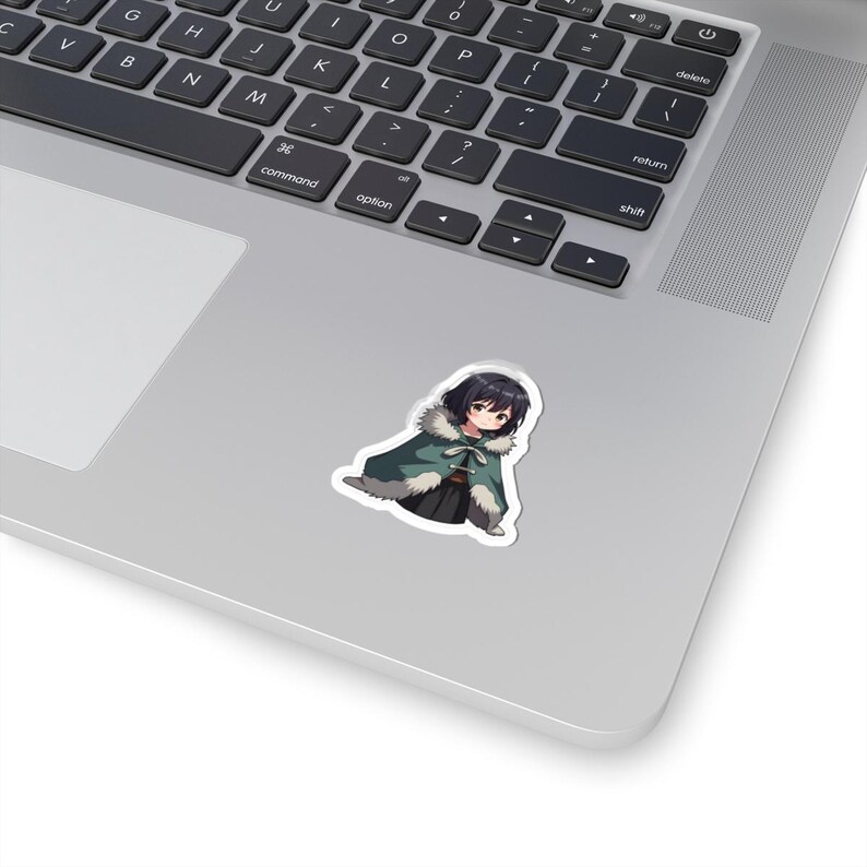 Anime Girl Sticker, Kawaii Laptop Decal, Cute Vinyl Sticker, Chibi ...