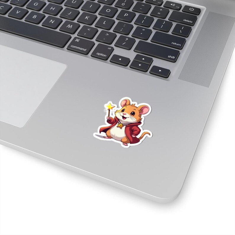 Adorable Kawaii Mouse Sticker | Vinyl Decal | Laptop Sticker ...