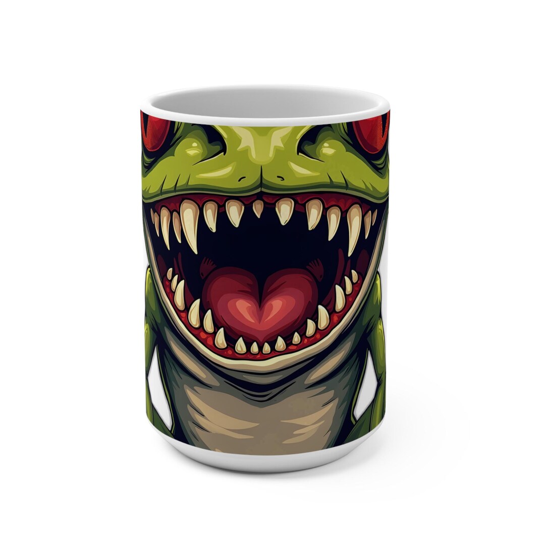 Demon Frog Mug 15oz | Creepy Cute Monster Coffee Cup | Gothic Halloween ...