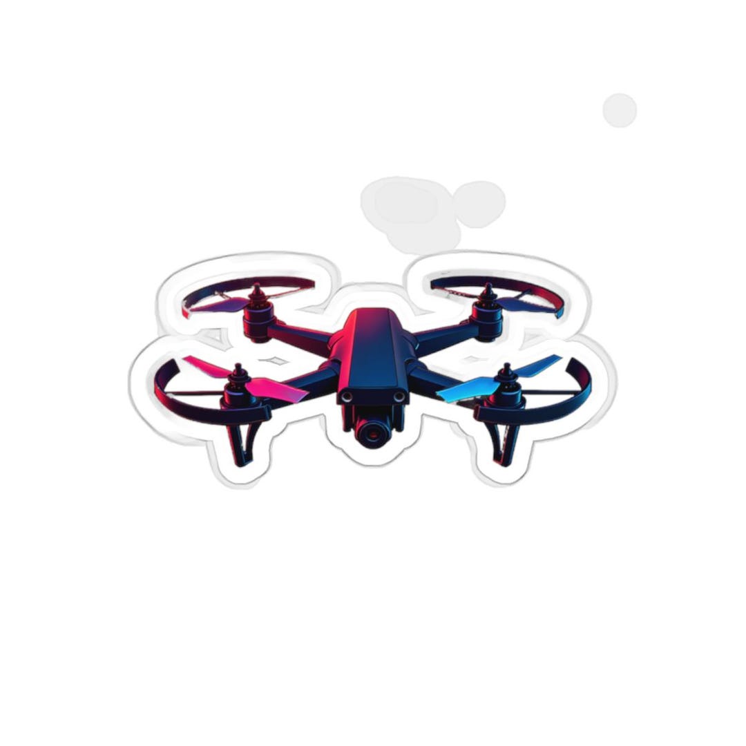 Drone Sticker, Quadcopter Vinyl Decal, Laptop Sticker, Waterproof Die ...