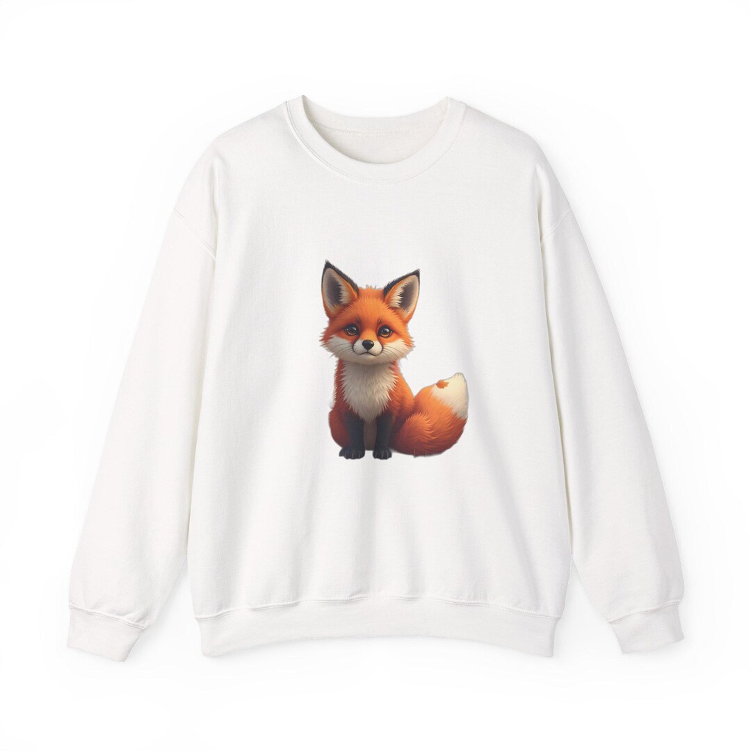 Cute Fox Poster 12x18 | Kawaii Woodland Animal Art | Digital ...