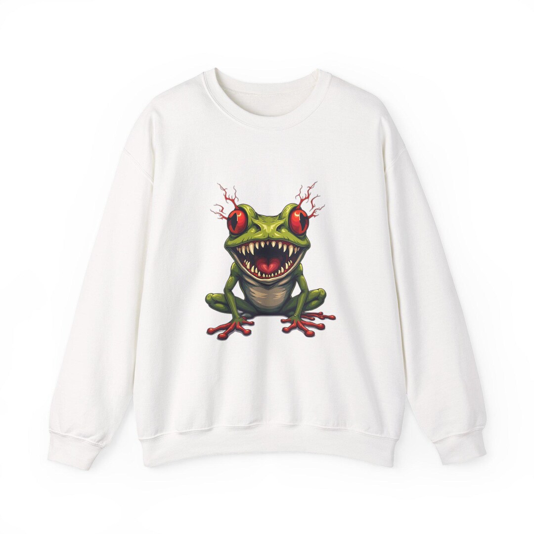 Demon Frog Poster 12x18 - Creepy Cute Monster Art Print - Gothic ...