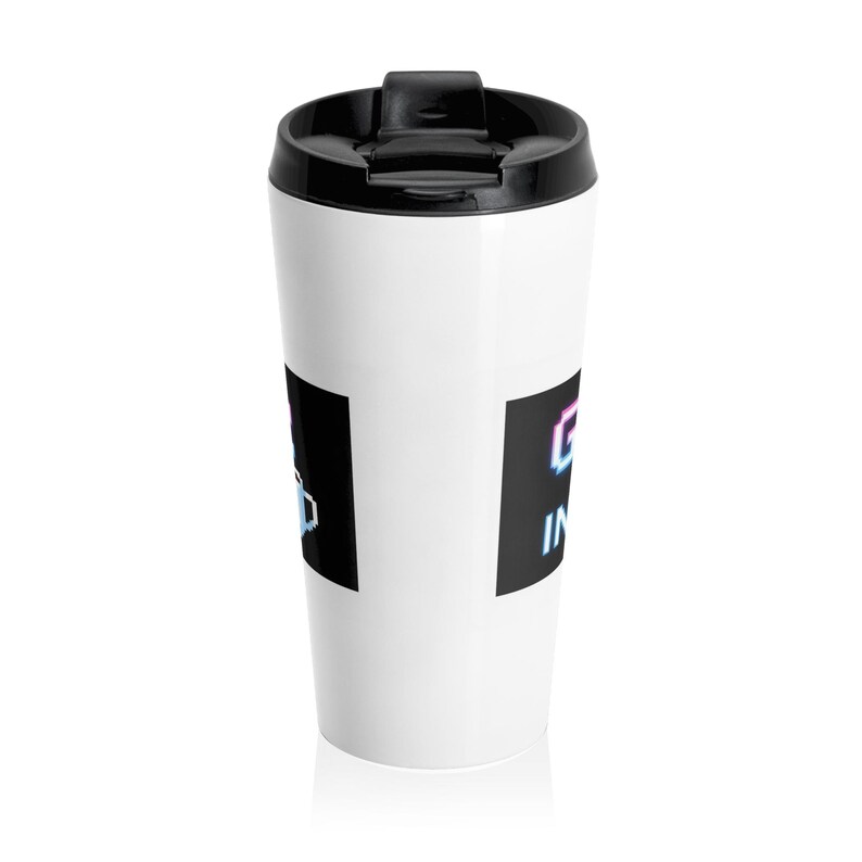 Gaming Travel Mug, Game Over Coffee Pixel Art, Gamer Gift Mug, Retro ...