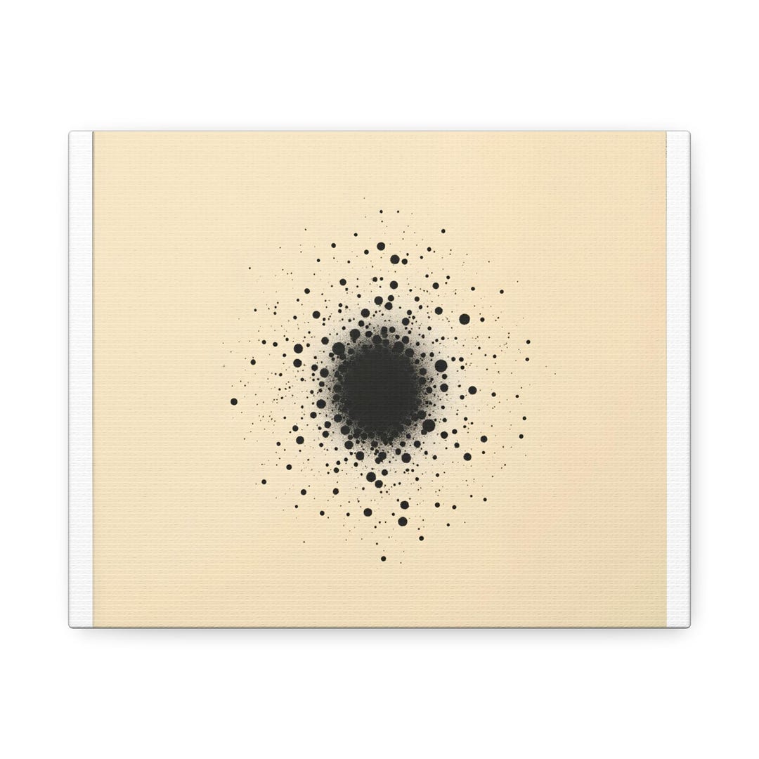 Dot Explosion Canvas Wall Art, Living Room Decor, Minimalist Abstract ...