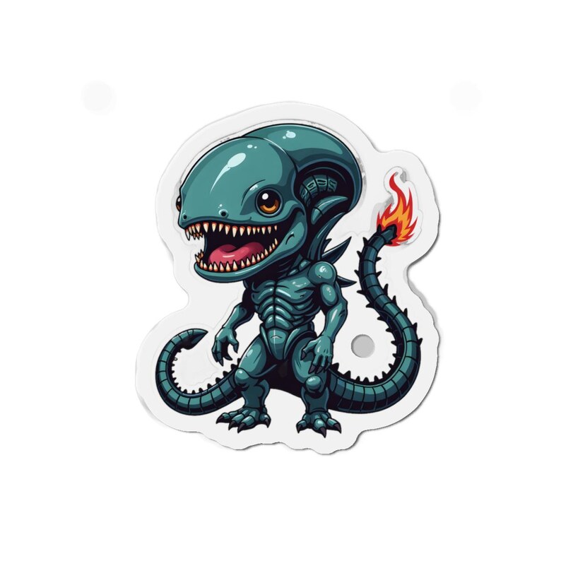 Alien Xenomorph Fridge Magnet, Funny Kitchen Magnet, Sci-fi ...
