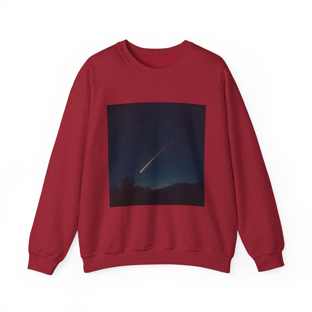 Meteor Shower Art Print, Living Room Wall Art, Night Sky Photography ...