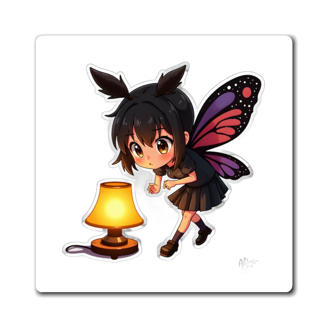 Fairy Fridge Magnet, Anime Chibi Kitchen Magnet, Cute Magical Girl ...