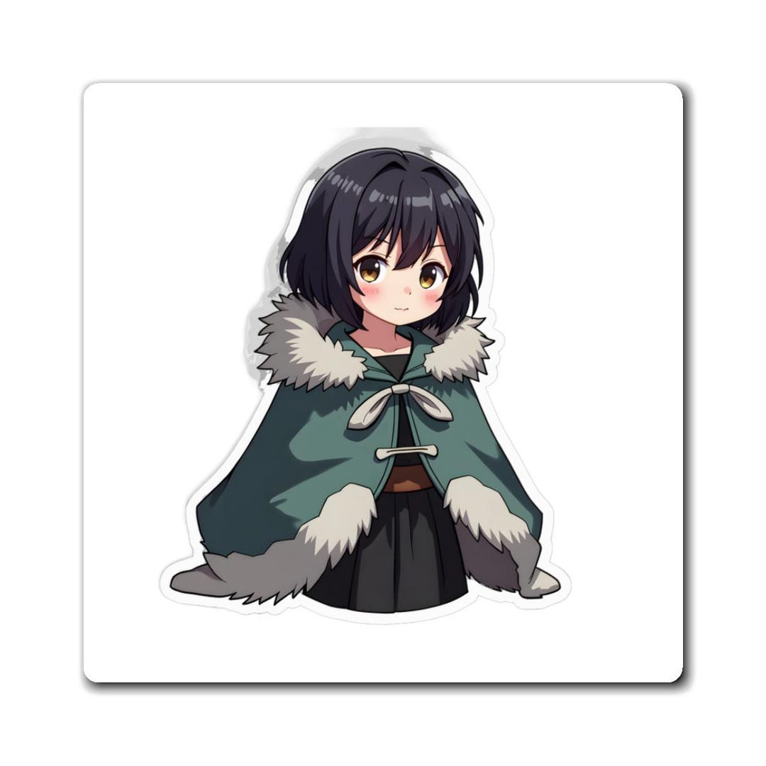 Anime Girl Fridge Magnet, Cute Kitchen Magnet, Kawaii Chibi ...