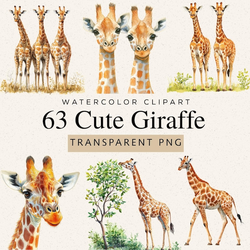 Giraffe Paper Crafts - Etsy