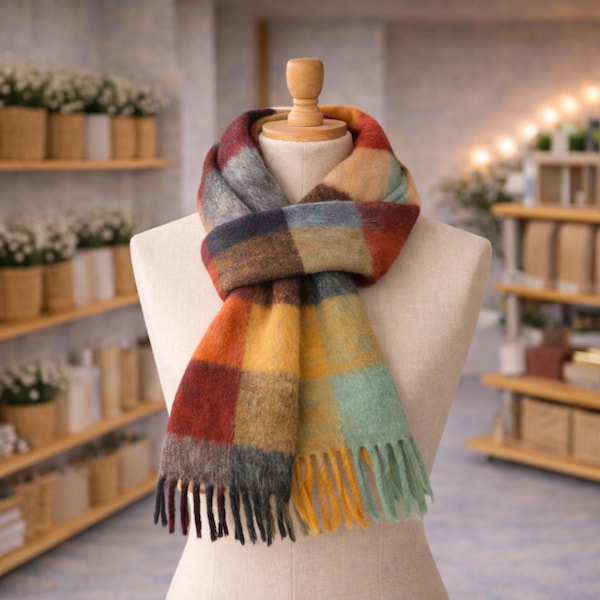 Wool Scarf - Etsy UK