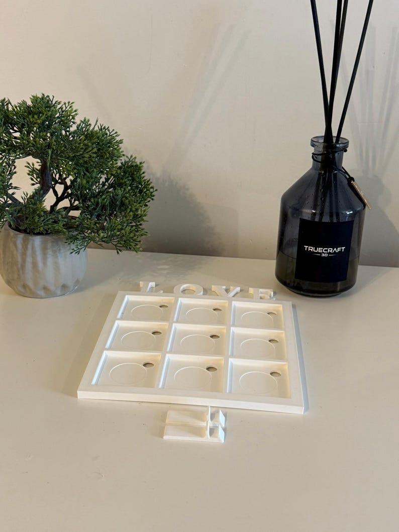 LOVE 9 Photo Frame STL – 3D Printed Picture Holder, 5x5 Cm Photos ...