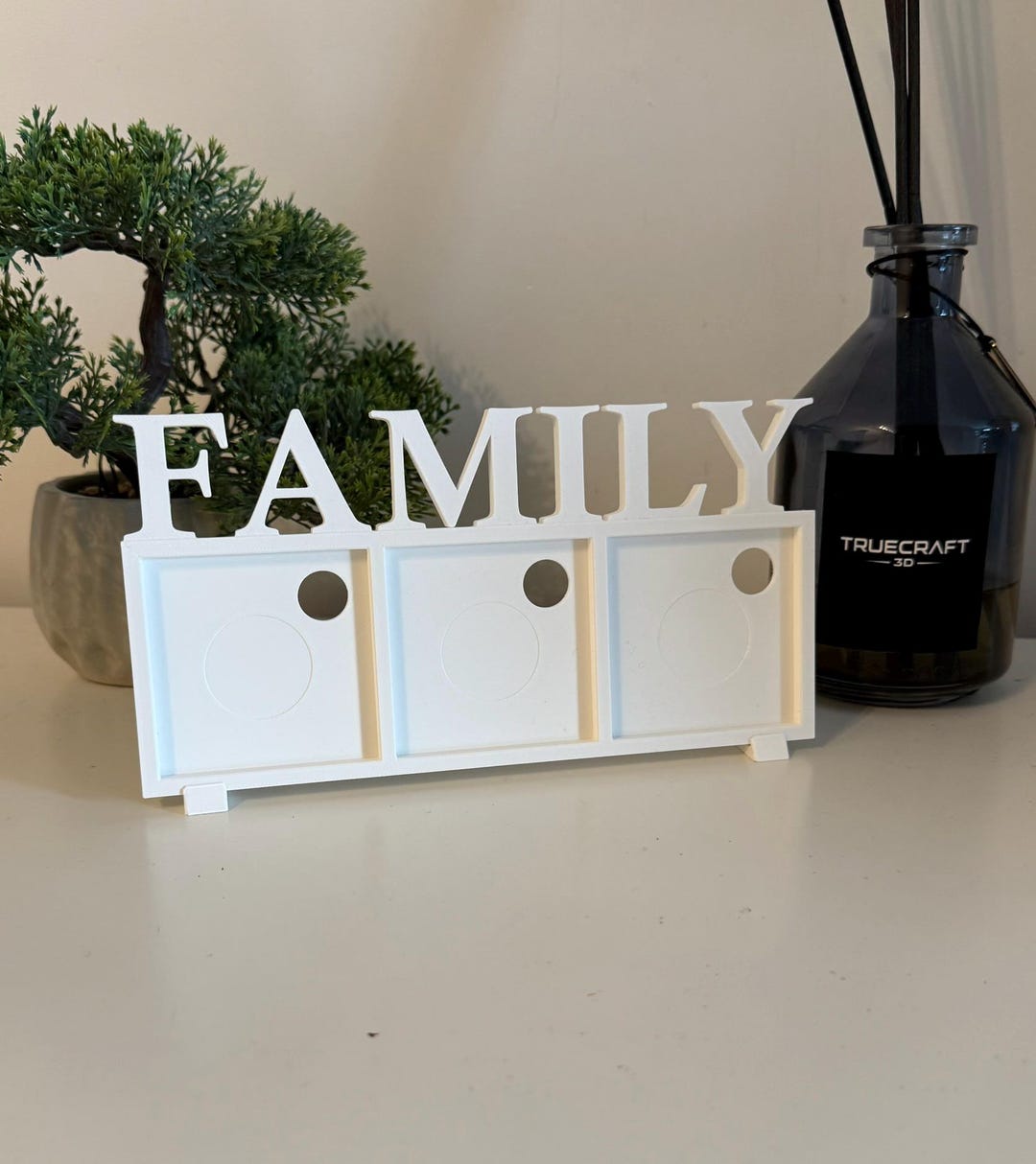 Family Photo Frame STL – 3D Printable Picture Holder for 2.5x2.5 Inch ...